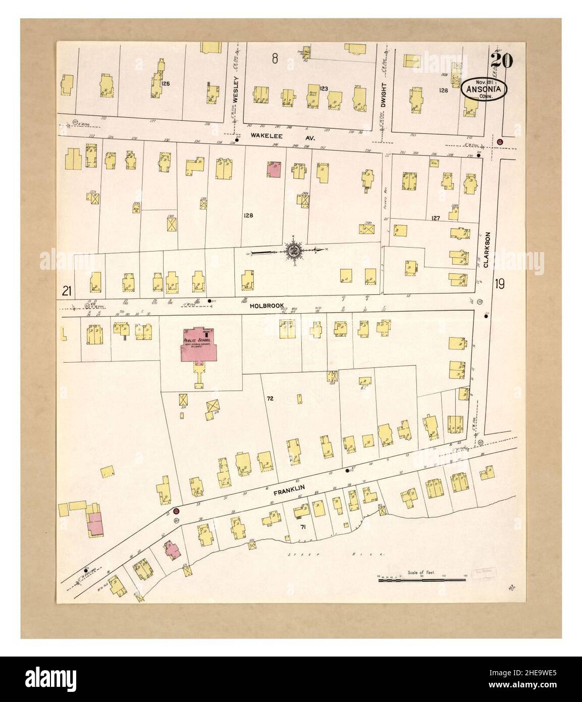 Map of ansonia Cut Out Stock Images & Pictures - Alamy