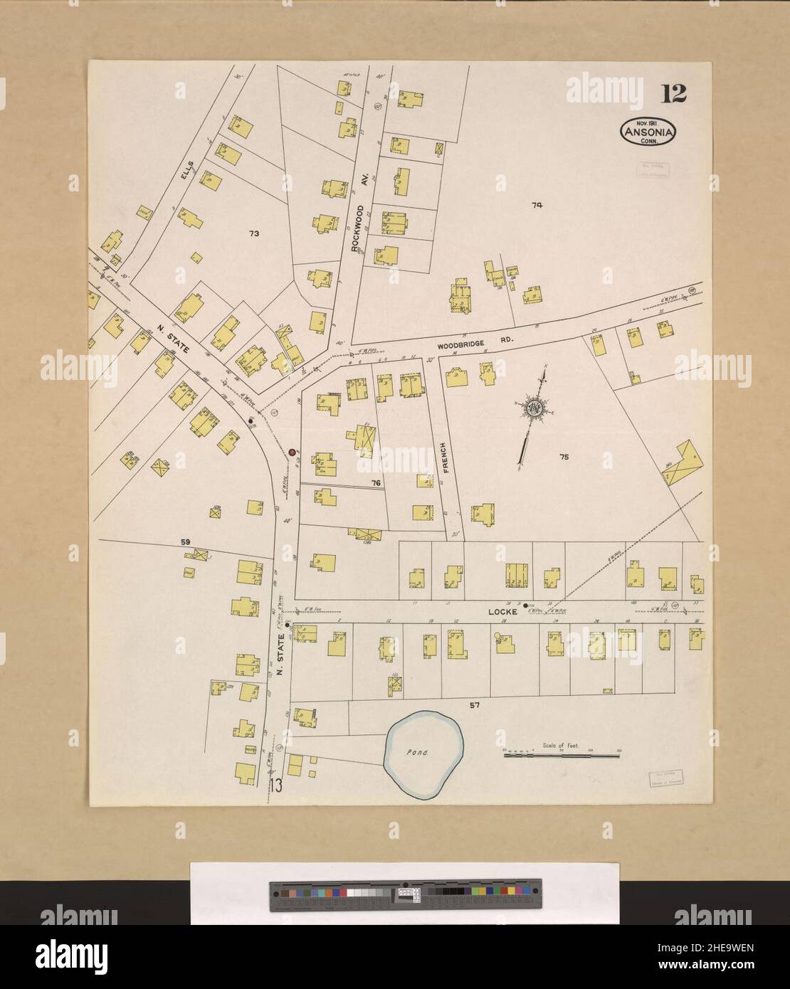 Ansonia connecticut map hi-res stock photography and images - Alamy