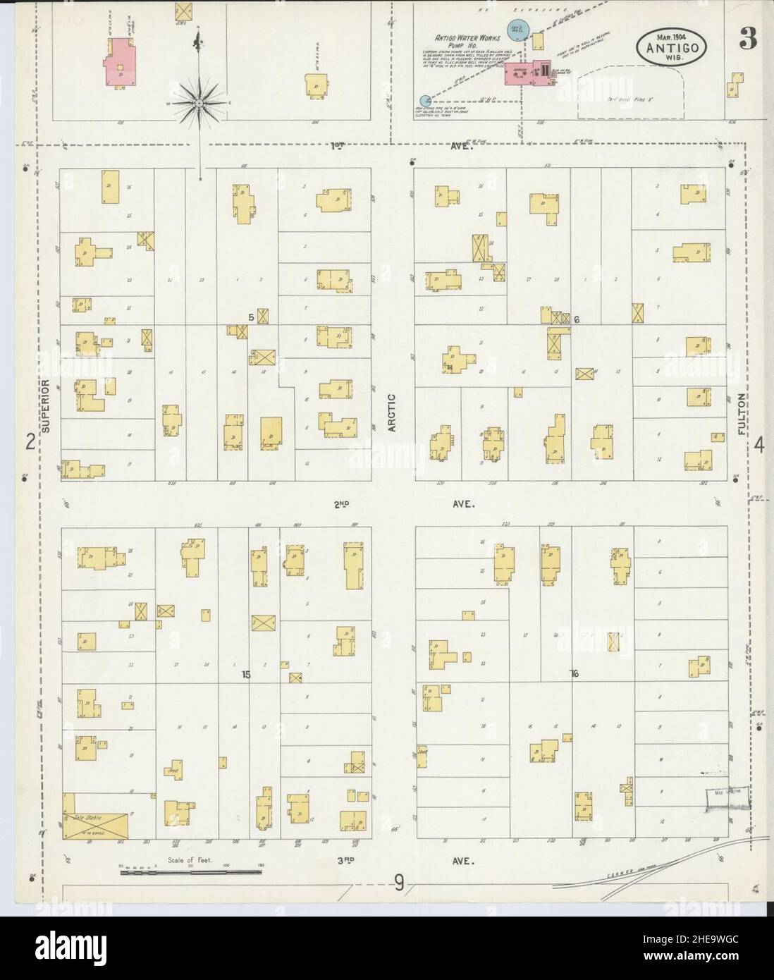 Map of antigo wisconsin hi-res stock photography and images - Alamy