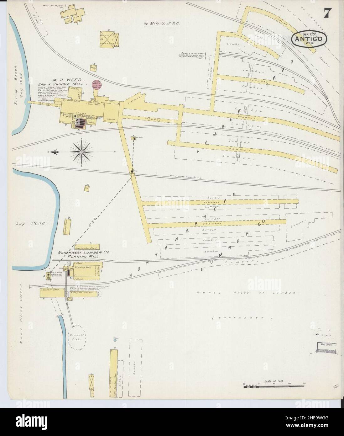 Map of antigo wisconsin hi-res stock photography and images - Alamy