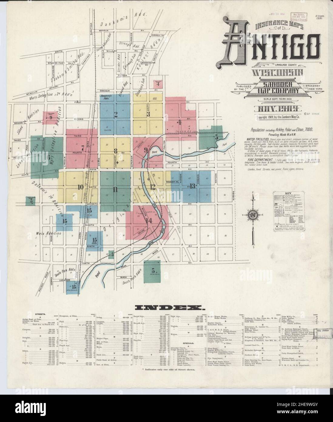Map of antigo hi-res stock photography and images - Alamy