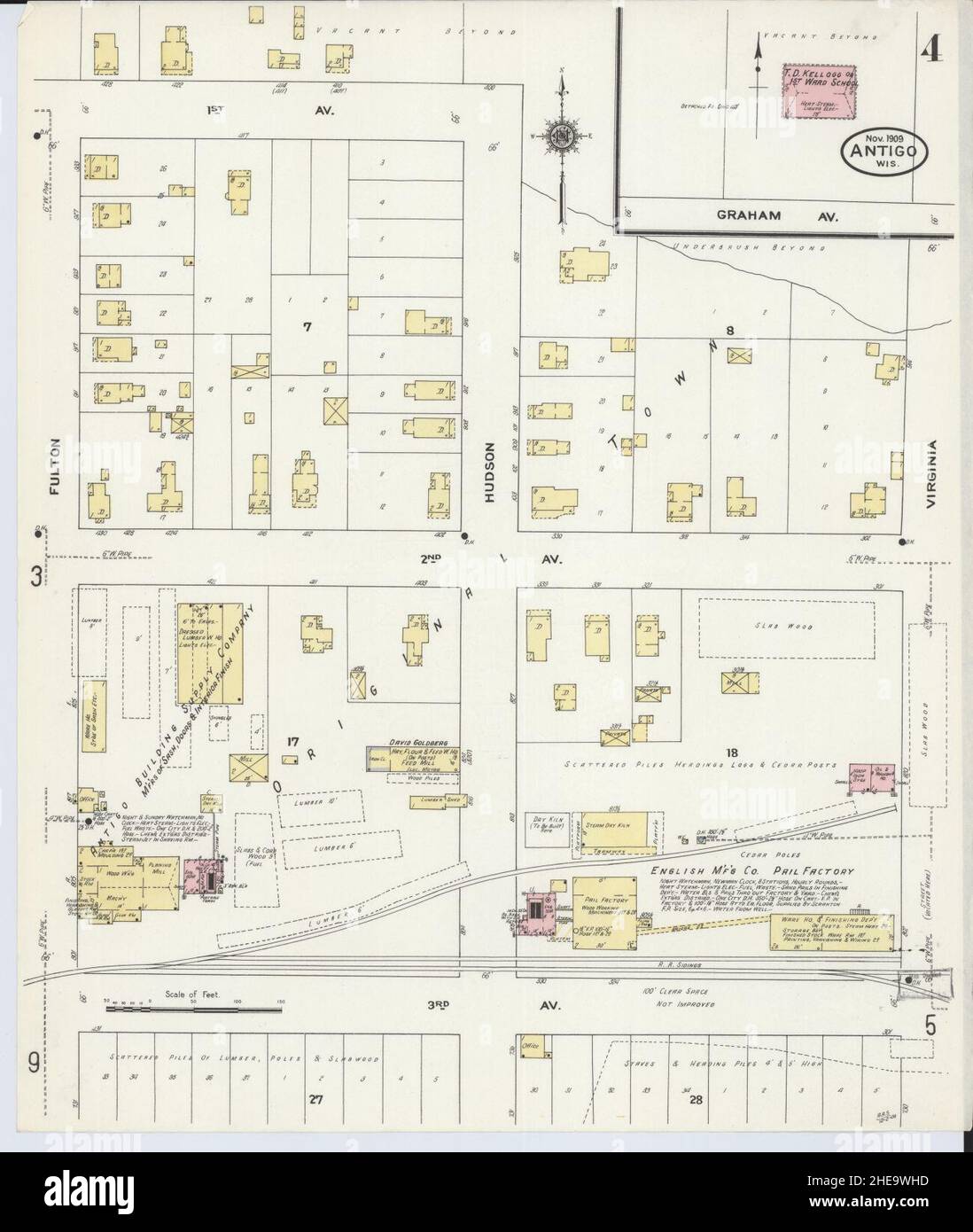 Map of antigo wisconsin hi-res stock photography and images - Alamy
