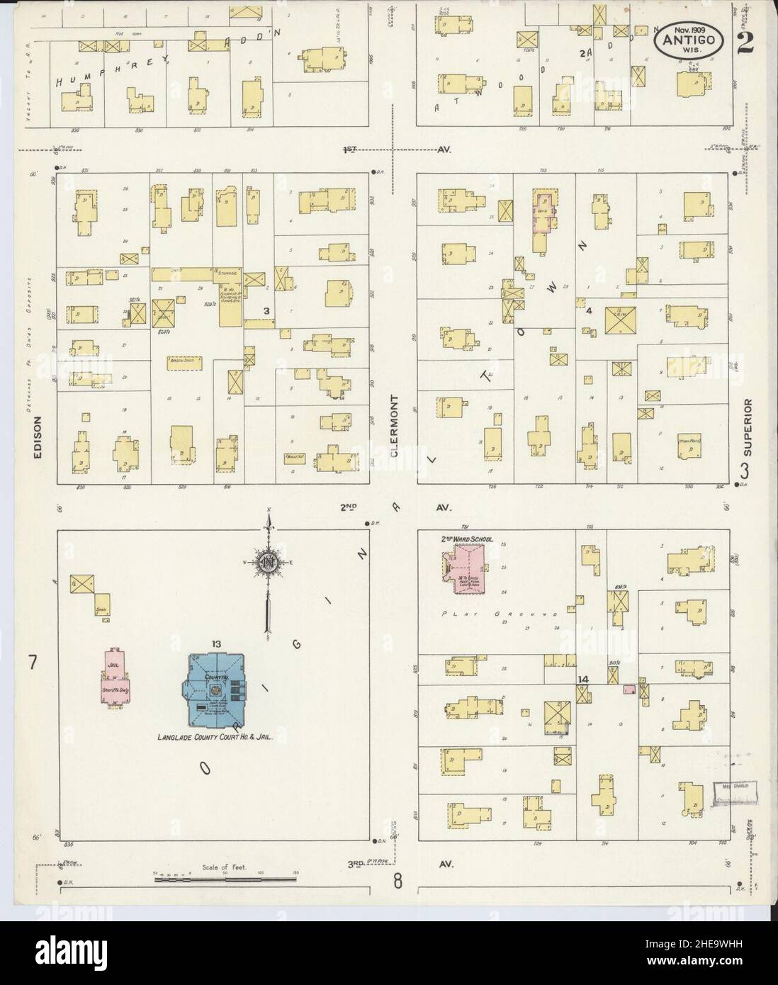 Map of antigo wisconsin hi-res stock photography and images - Alamy