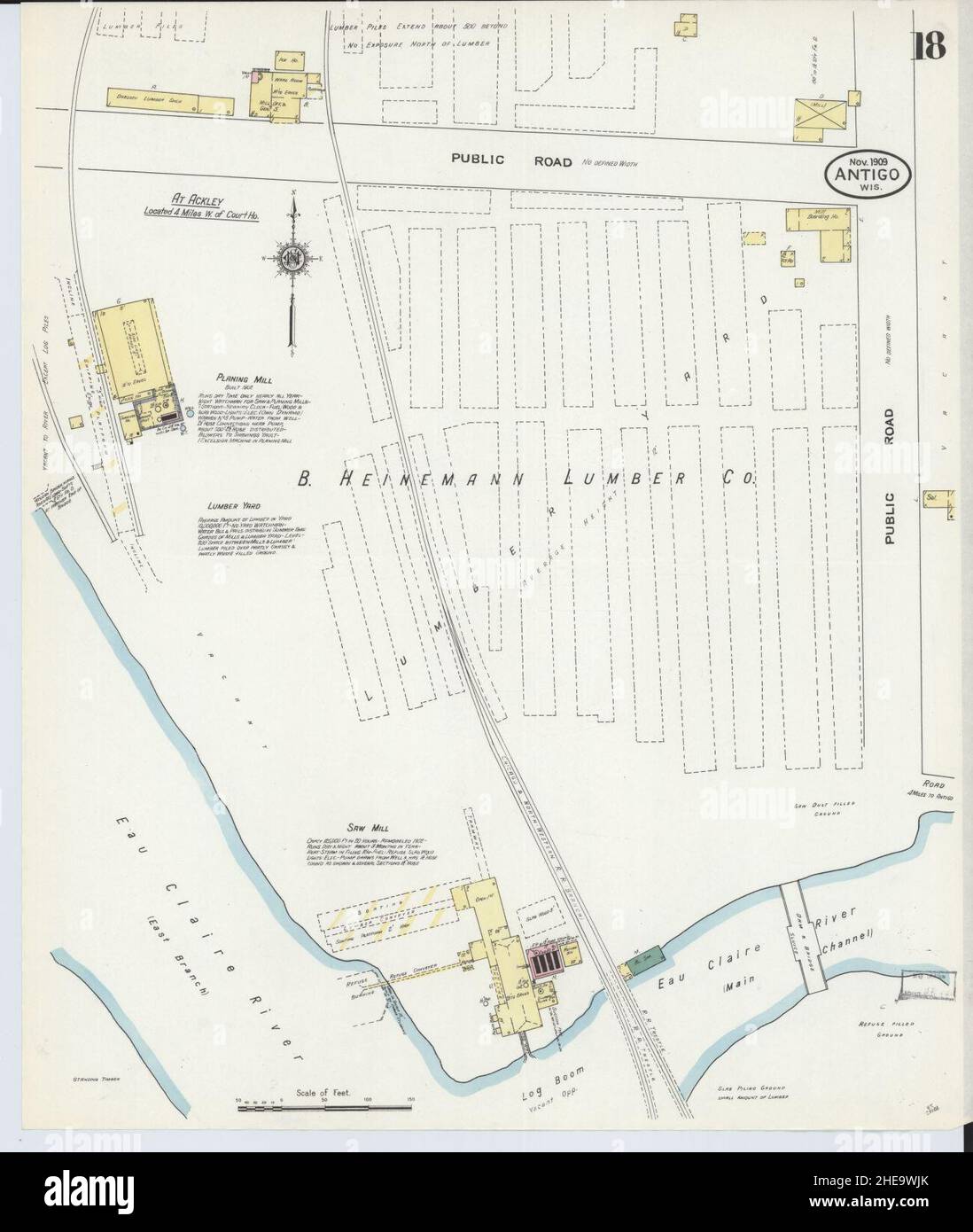 Map of antigo wisconsin hi-res stock photography and images - Alamy