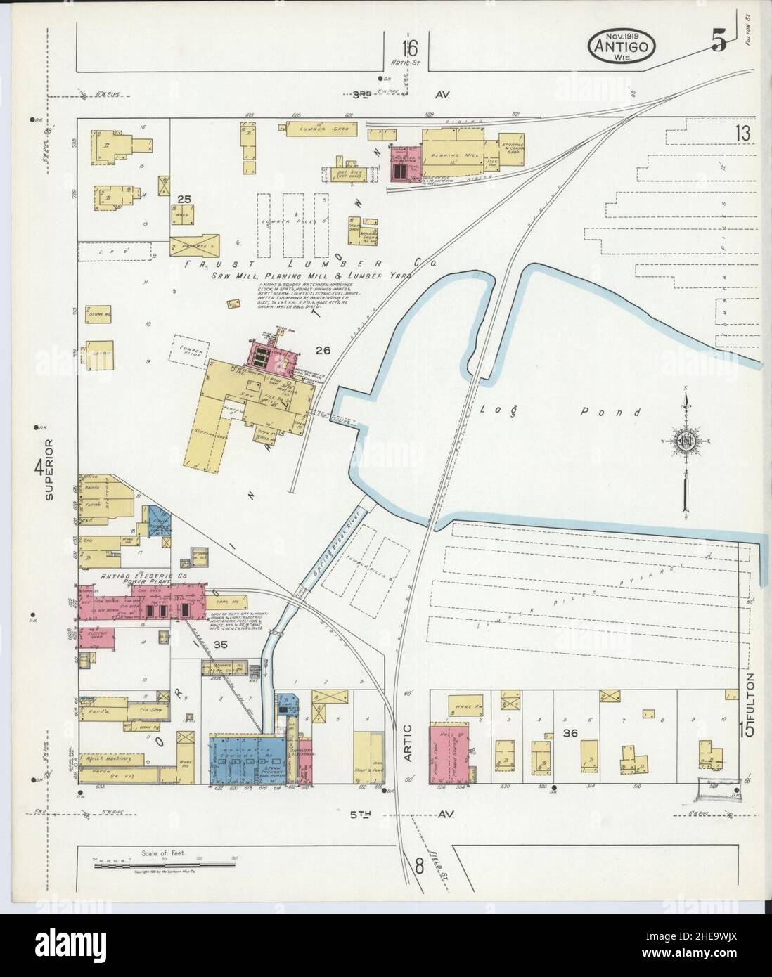 Map of antigo hi-res stock photography and images - Alamy