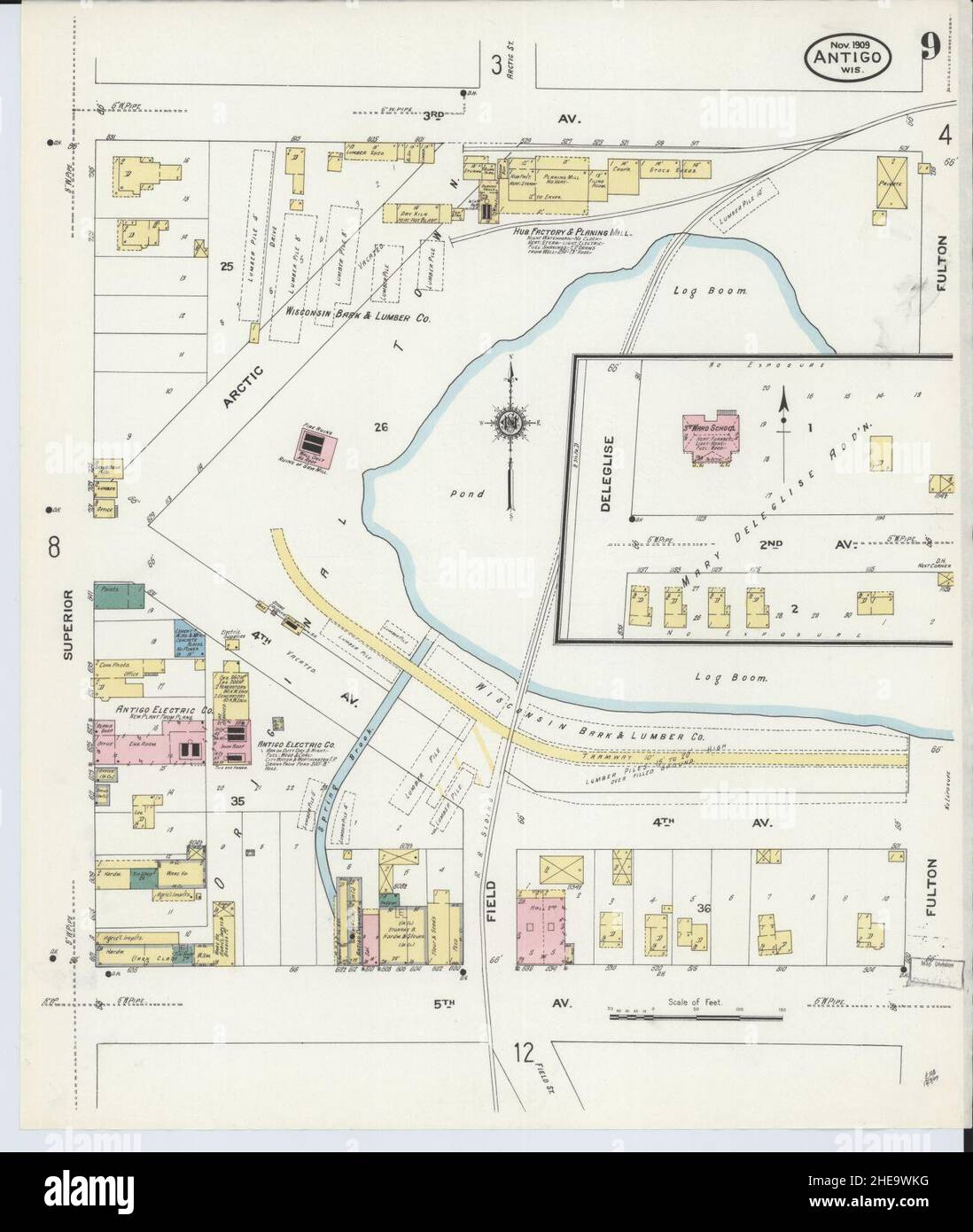 Map of antigo hi-res stock photography and images - Alamy