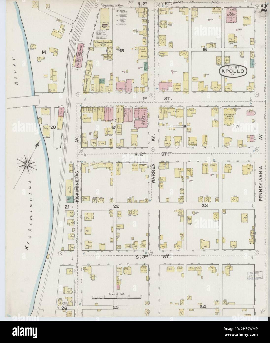 Sanborn Fire Insurance Map from Apollo, Armstrong County, Pennsylvania ...