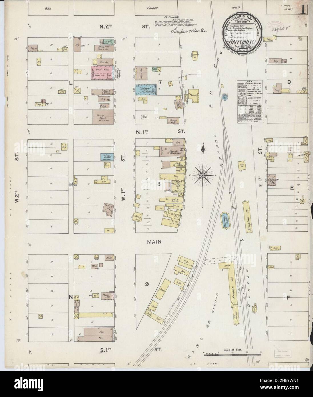 Map of conejos hi-res stock photography and images - Alamy