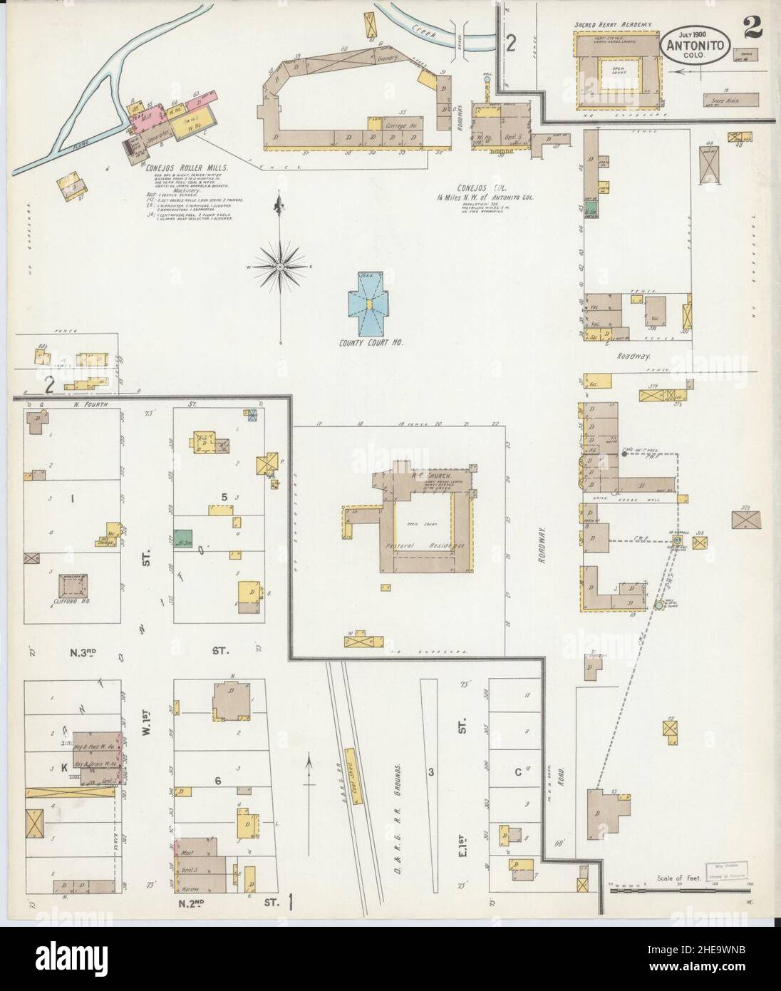 Map of conejos hi-res stock photography and images - Alamy