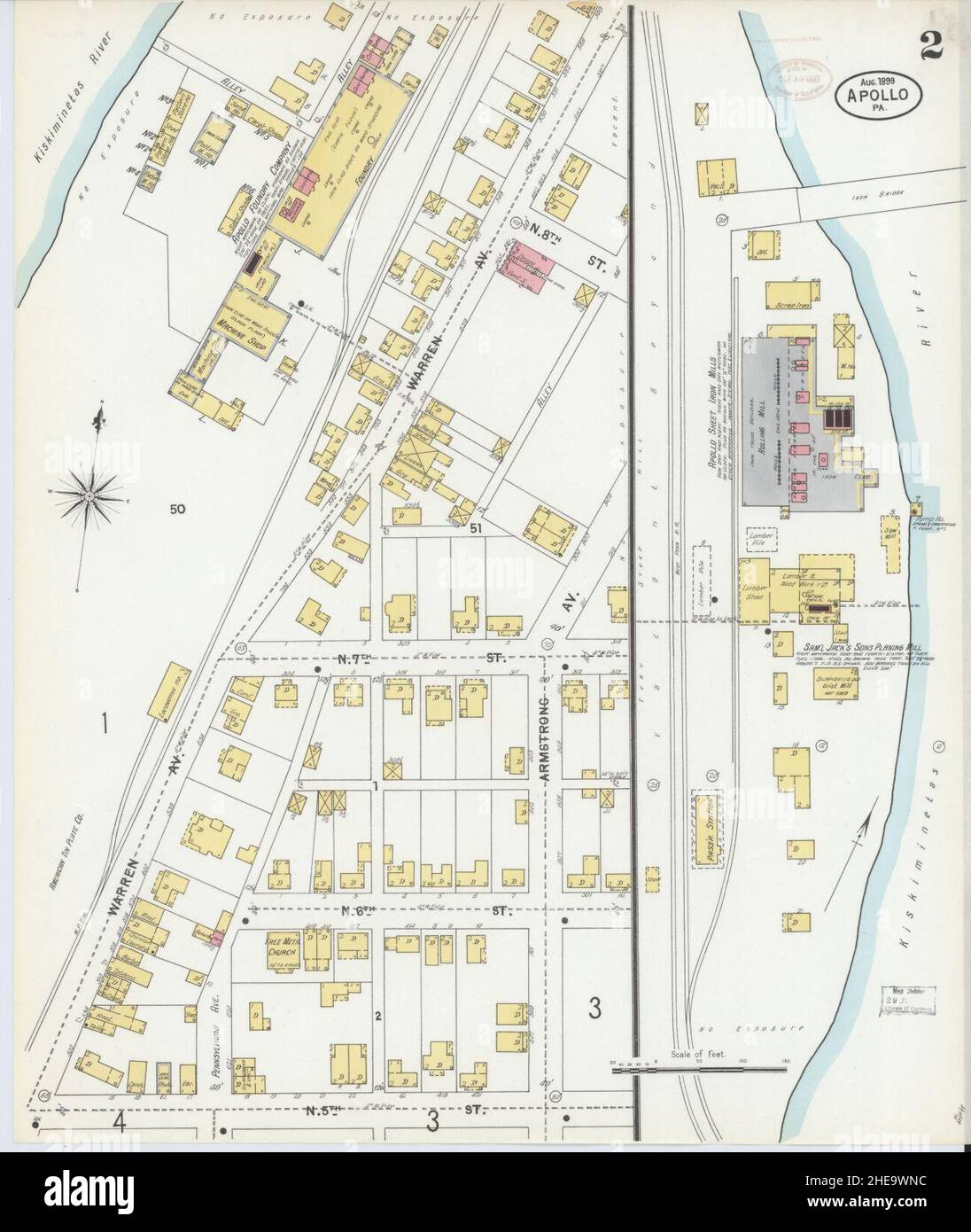 Sanborn Fire Insurance Map from Apollo, Armstrong County, Pennsylvania ...