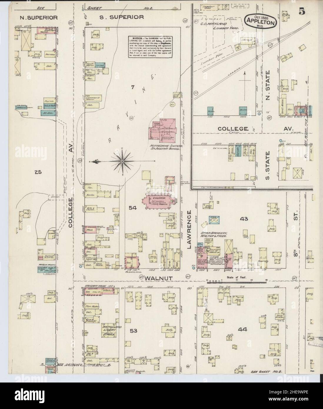 Appleton wisconsin map hi-res stock photography and images - Alamy