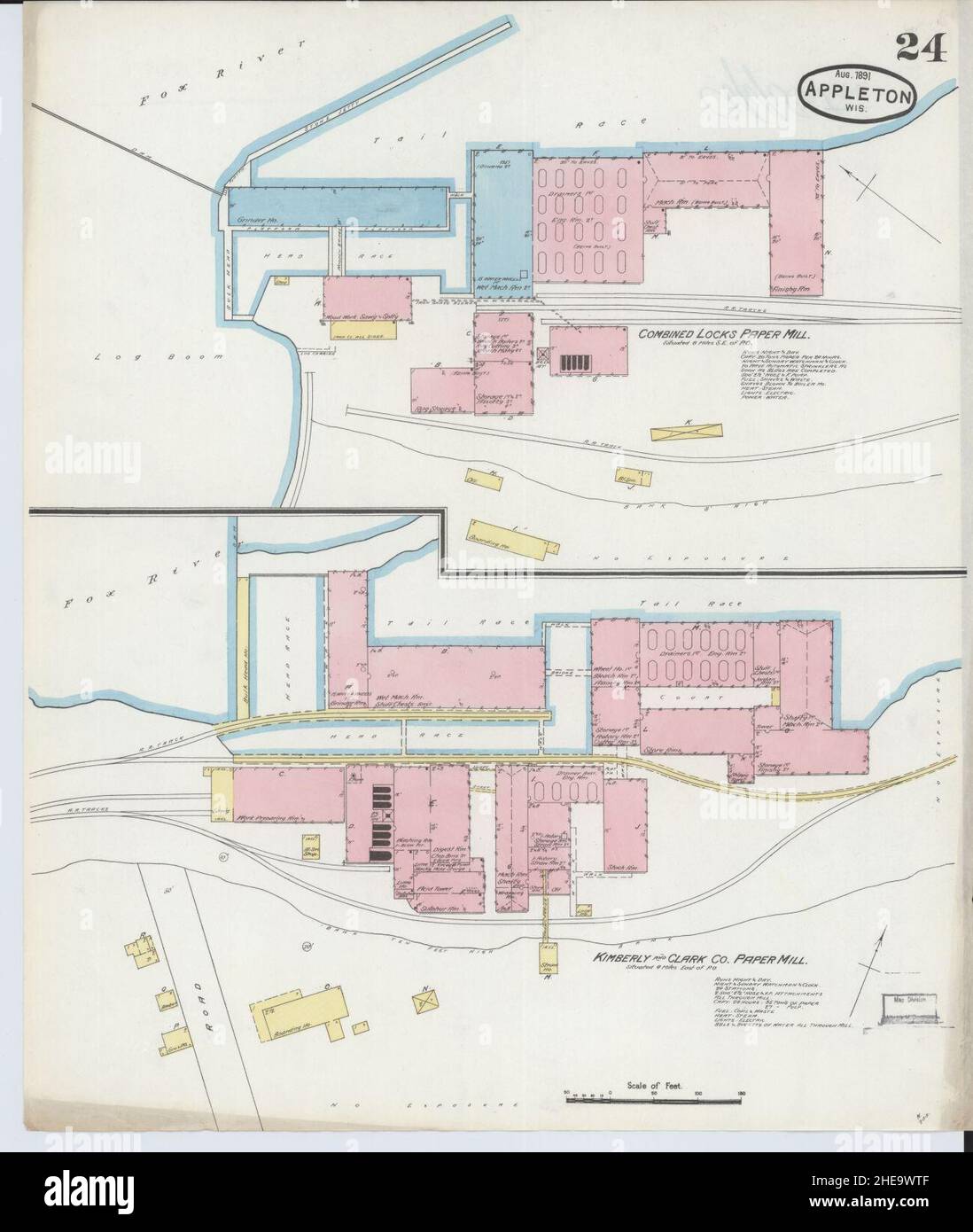 Appleton wisconsin map hi-res stock photography and images - Alamy