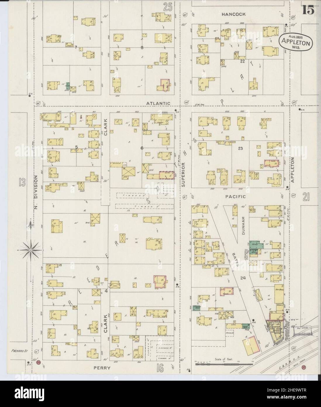 Appleton wisconsin map hi-res stock photography and images - Alamy
