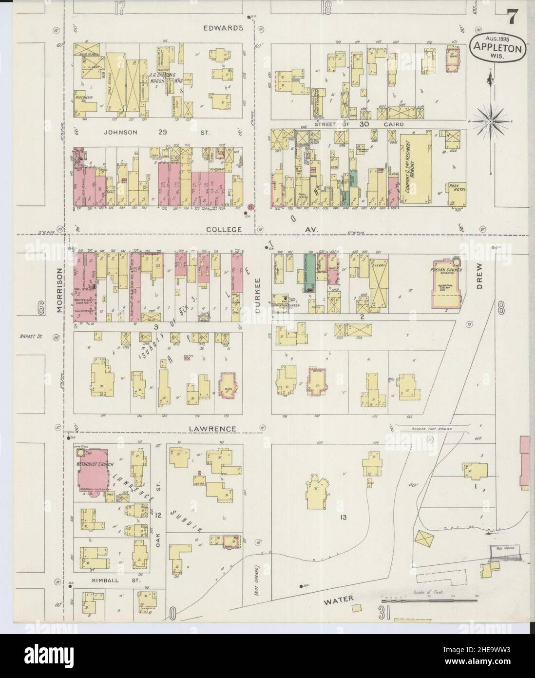 Appleton wisconsin map hi-res stock photography and images - Alamy