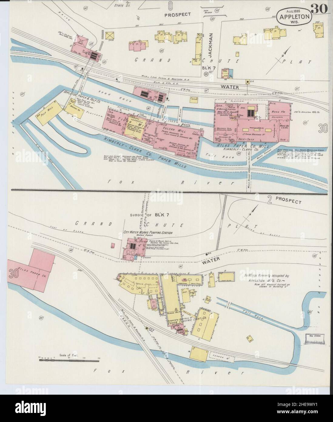 Appleton wisconsin map hi-res stock photography and images - Alamy