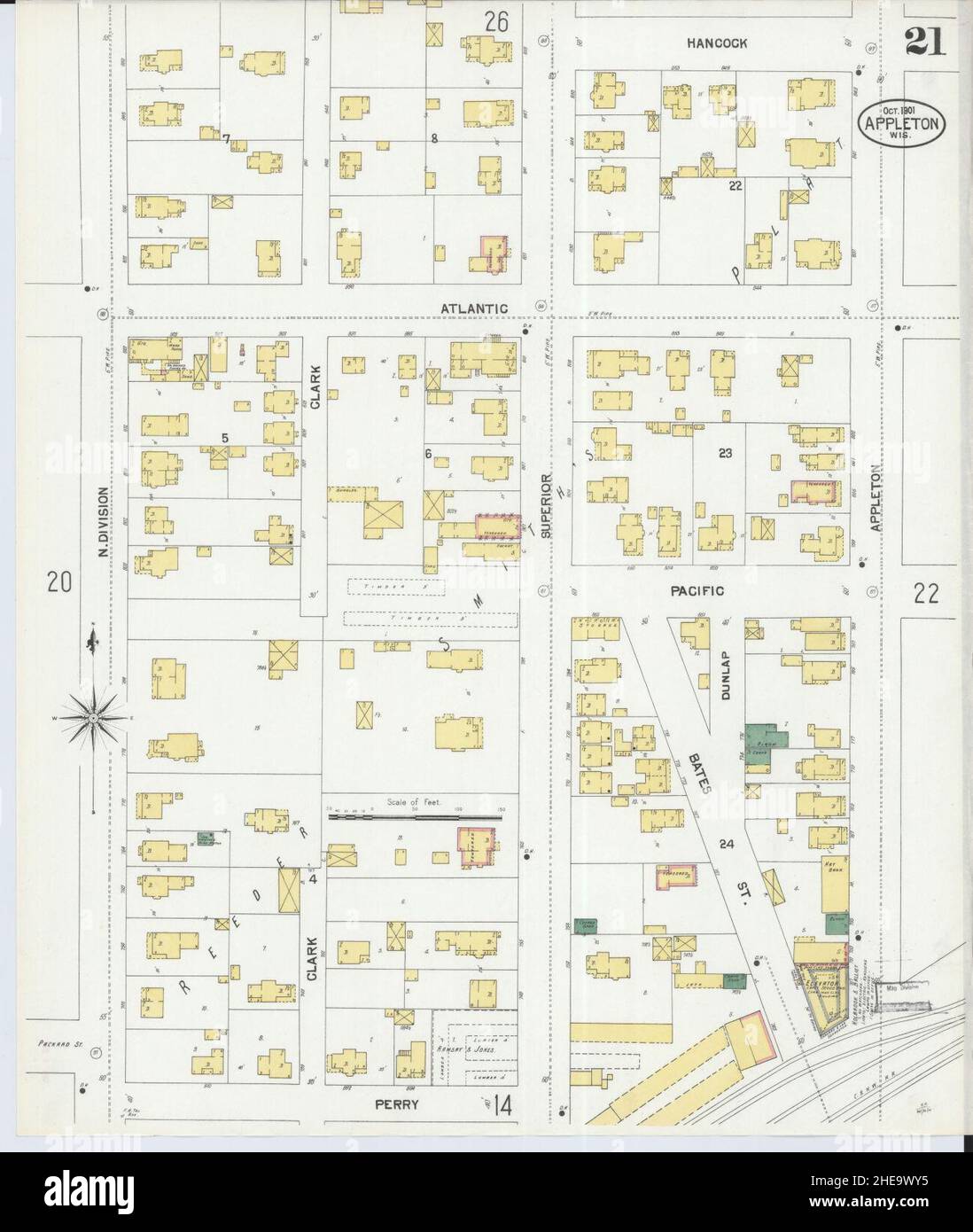 Appleton wisconsin map hi-res stock photography and images - Alamy