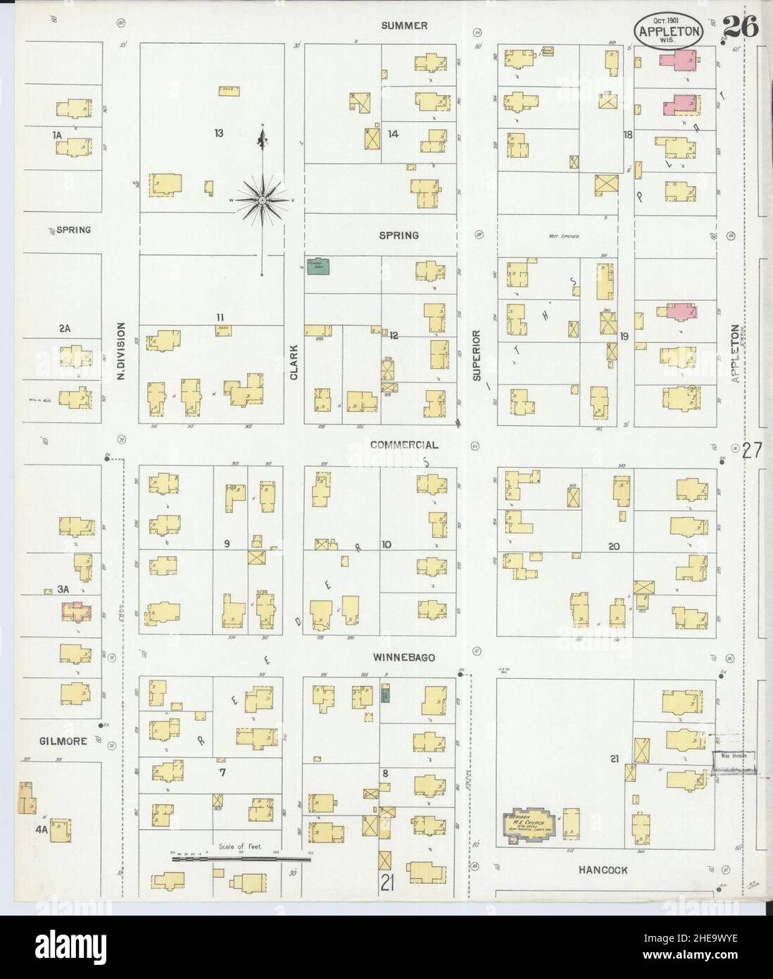 Appleton wisconsin map hi-res stock photography and images - Alamy