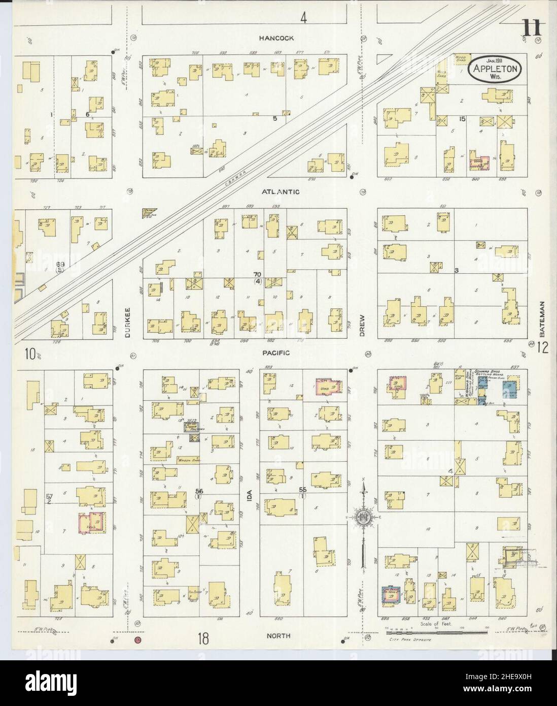Appleton wisconsin map hi-res stock photography and images - Alamy