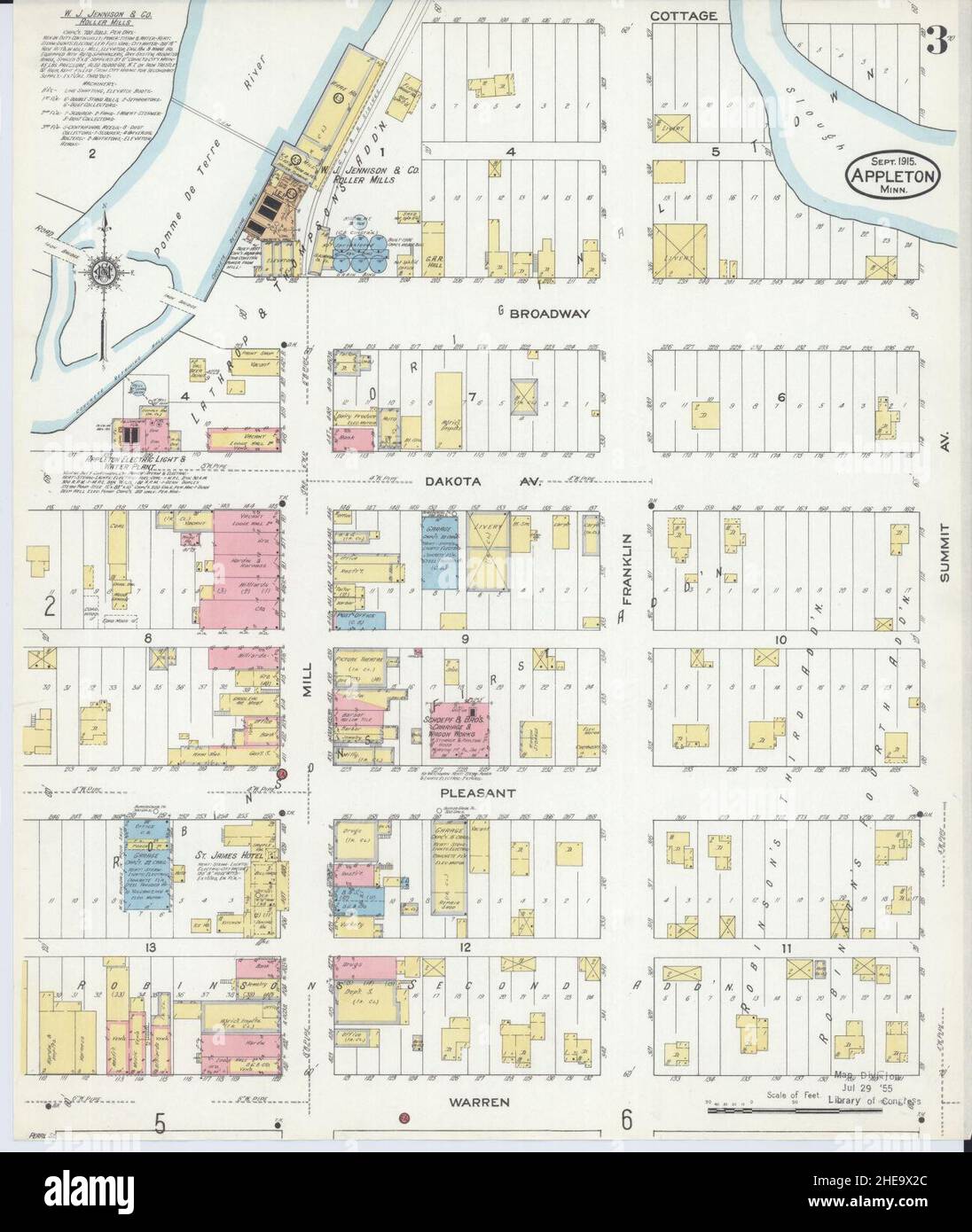 Map of appleton minnesota hi-res stock photography and images - Alamy