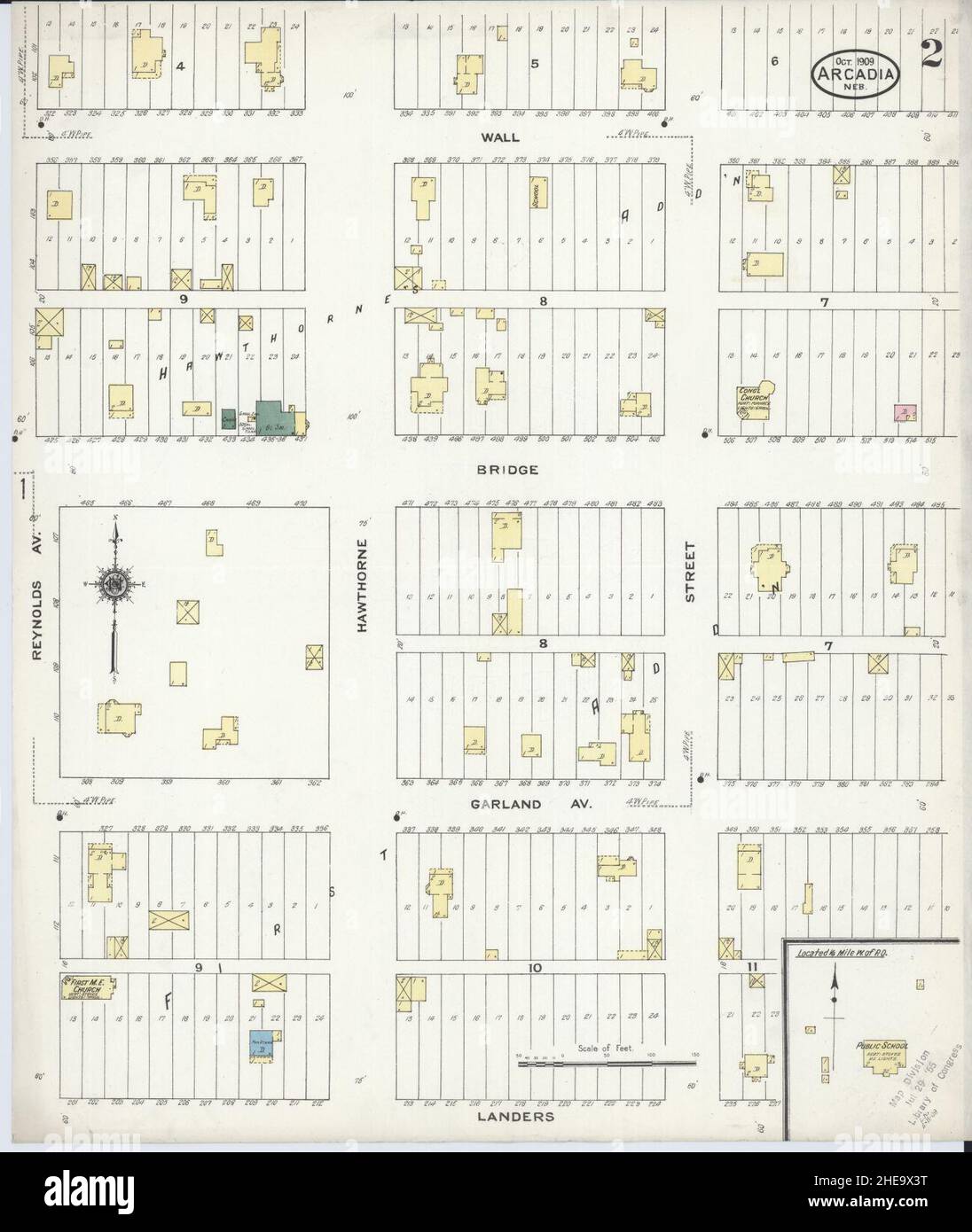 Nebraska valley map hi-res stock photography and images - Alamy