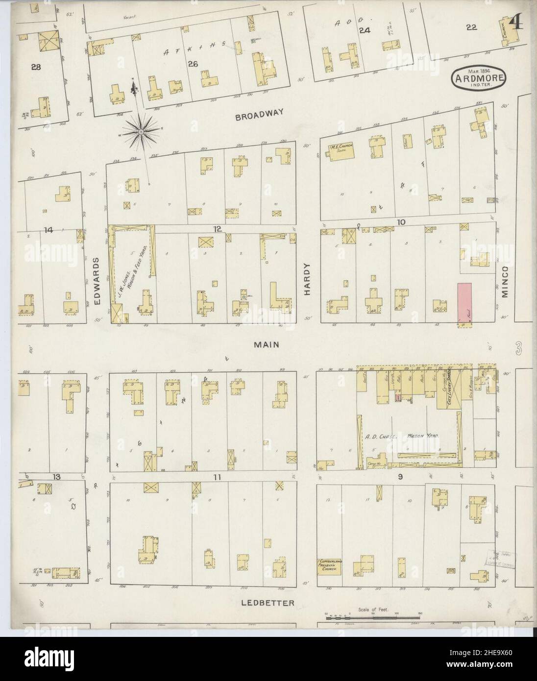 Map of ardmore hi-res stock photography and images - Alamy