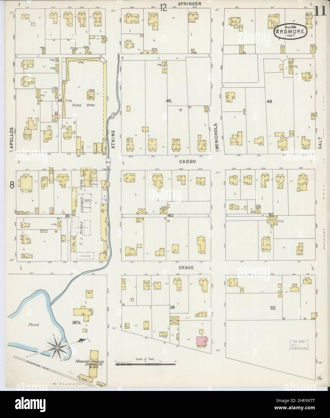 Map of ardmore hi-res stock photography and images - Alamy