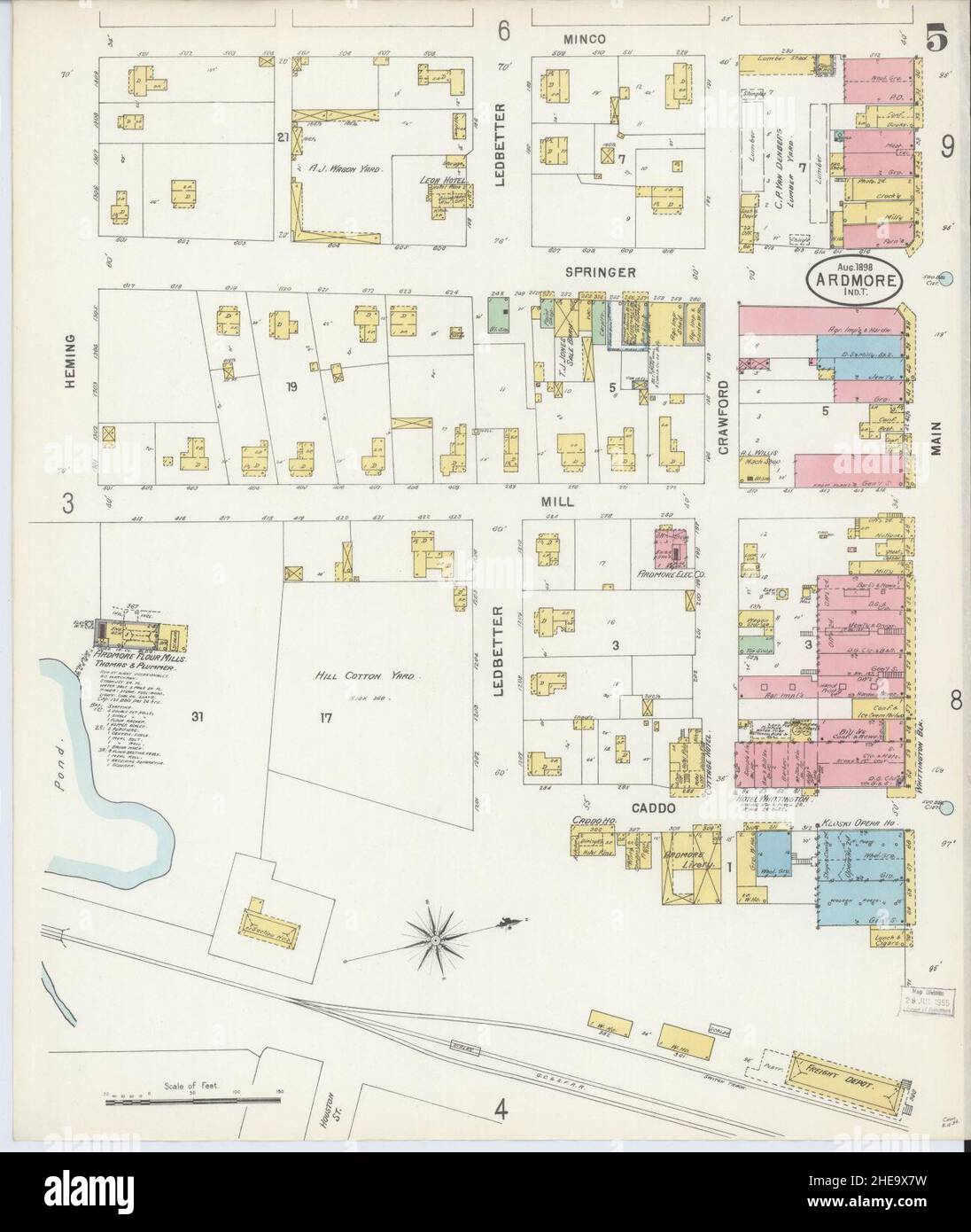 Map of ardmore hi-res stock photography and images - Alamy
