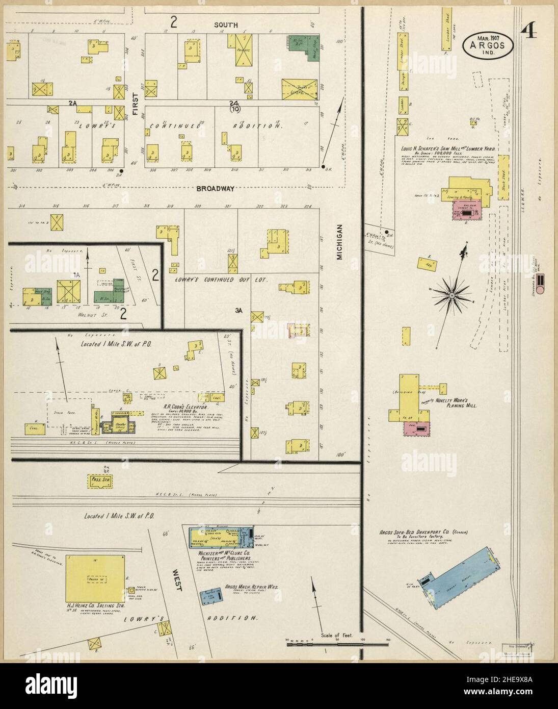 Marshall indiana map hi-res stock photography and images - Alamy