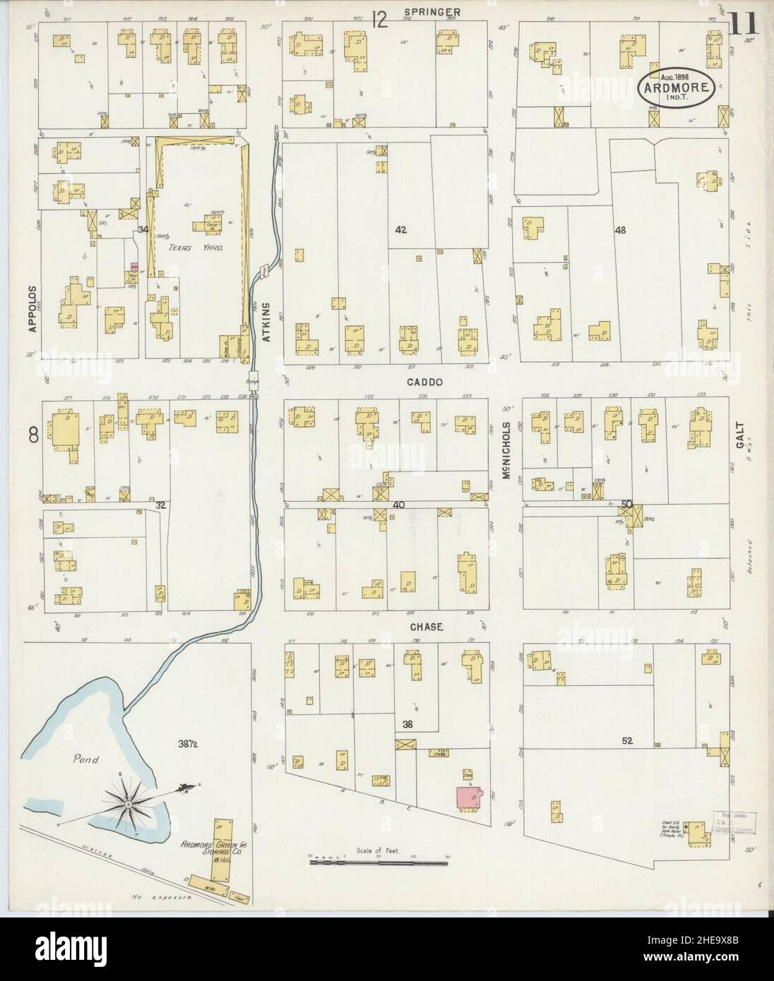 Map of ardmore hi-res stock photography and images - Alamy