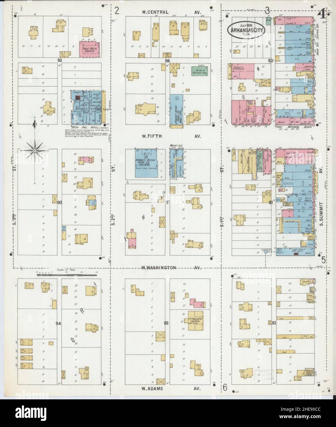 Cowley county map hi-res stock photography and images - Alamy