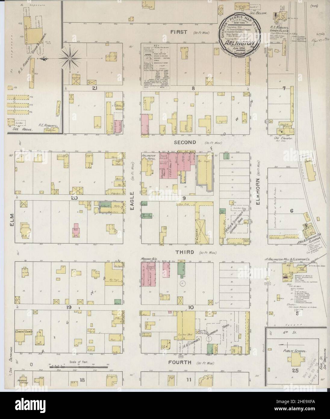 Map of arlington washington hi-res stock photography and images - Alamy