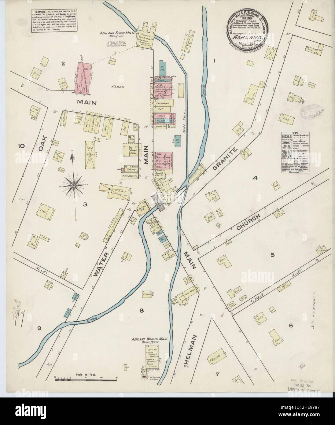 Map of ashland oregon hi-res stock photography and images - Alamy