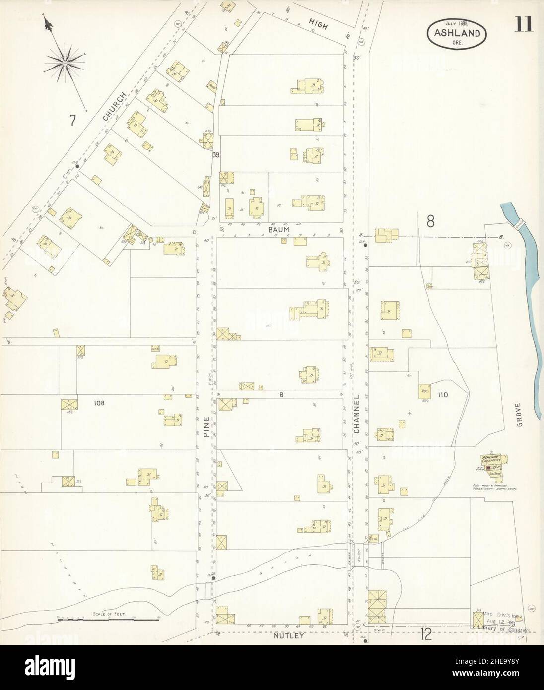 Map of ashland oregon hi-res stock photography and images - Alamy