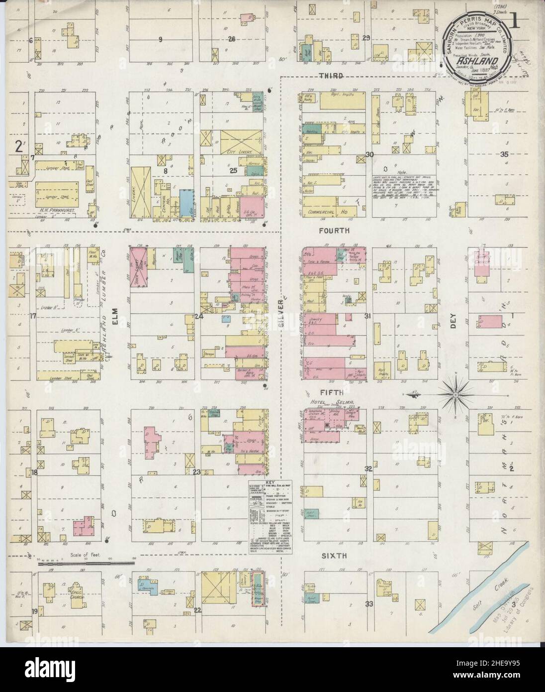 Ashland nebraska map hi-res stock photography and images - Alamy