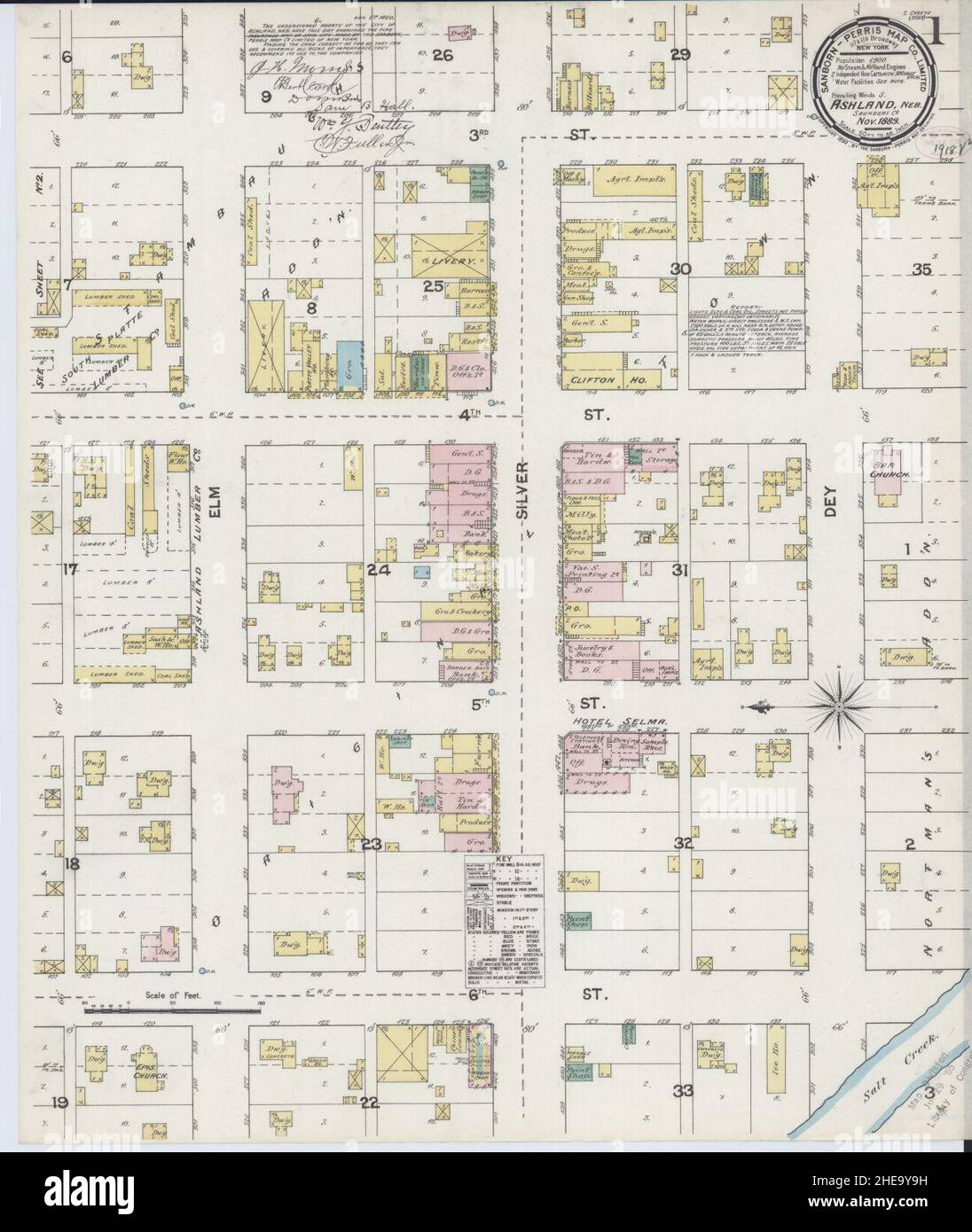 Ashland nebraska map hi-res stock photography and images - Alamy