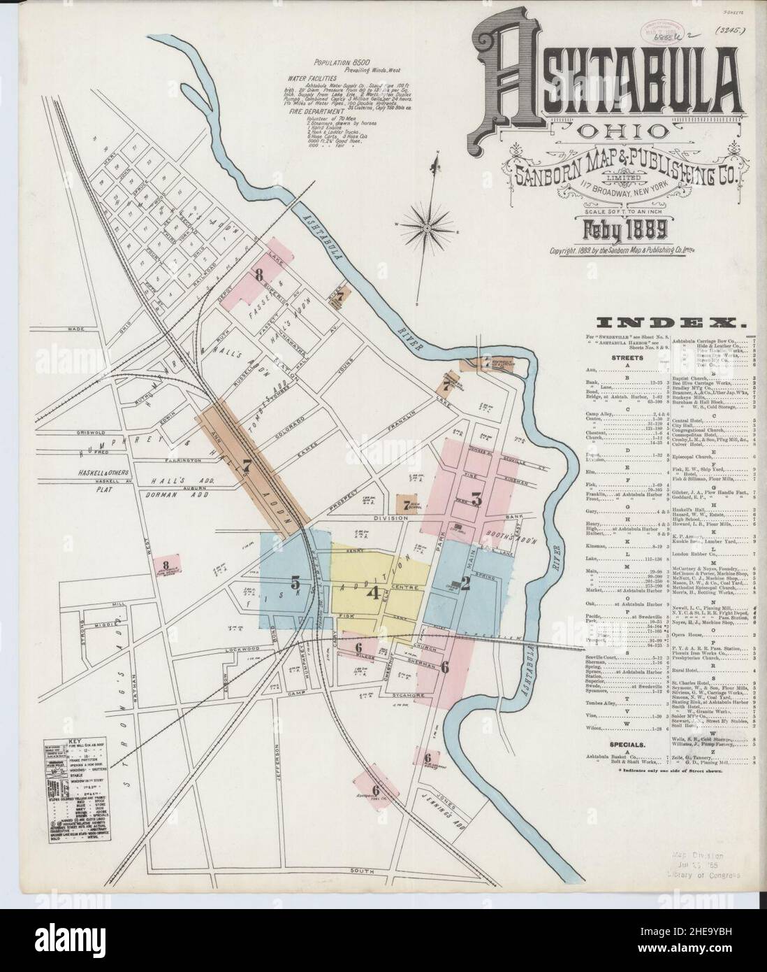 Ashtabula county map hi-res stock photography and images - Alamy