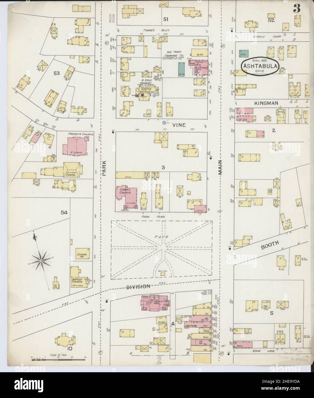 Ashtabula county map hi-res stock photography and images - Alamy