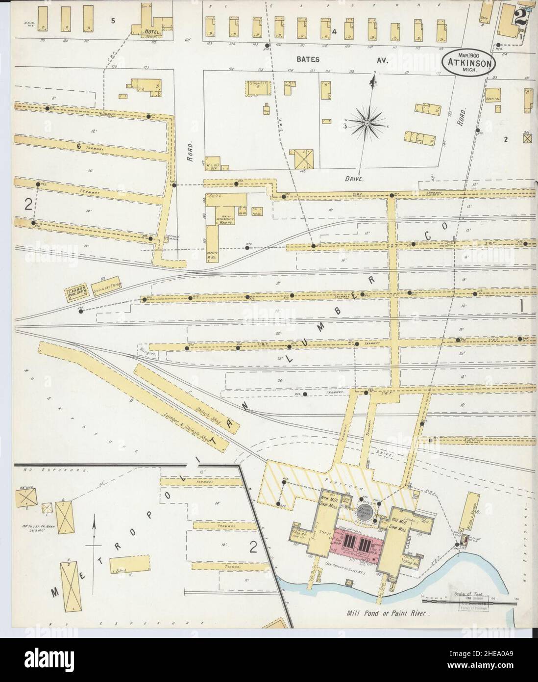 Atkinson map hi-res stock photography and images - Alamy