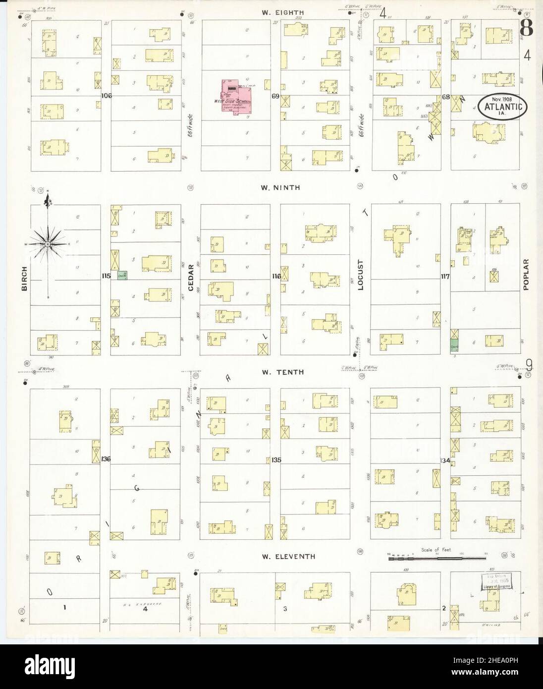 Atlantic iowa map hi-res stock photography and images - Alamy