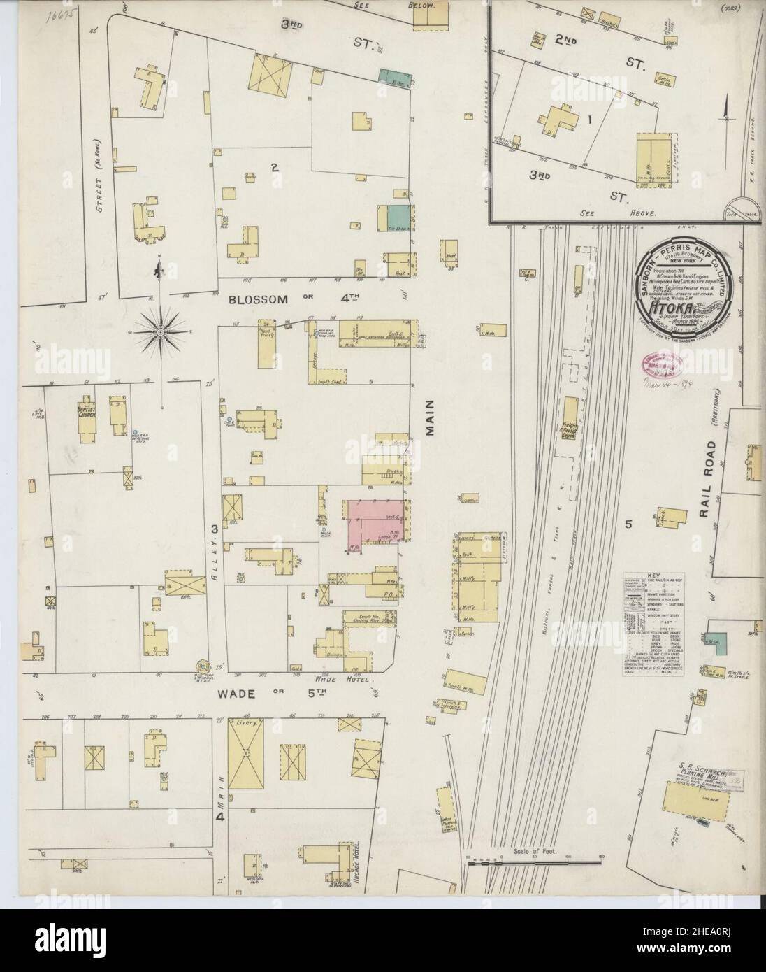 Map of atoka hi-res stock photography and images - Alamy