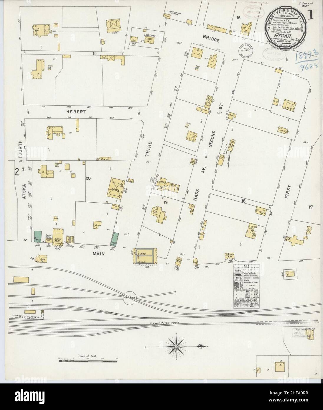 Map of atoka hi-res stock photography and images - Alamy