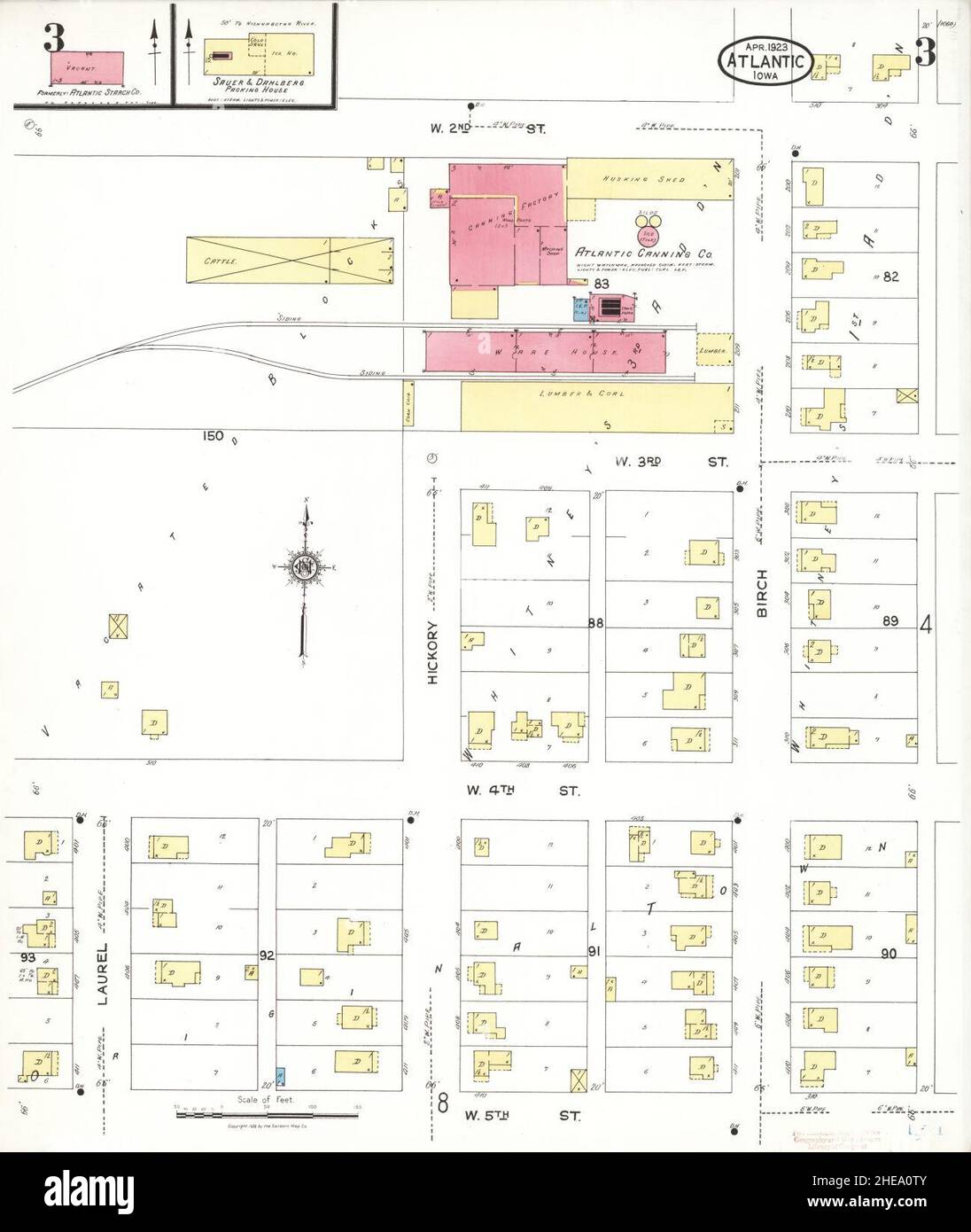 Atlantic iowa map hi-res stock photography and images - Alamy
