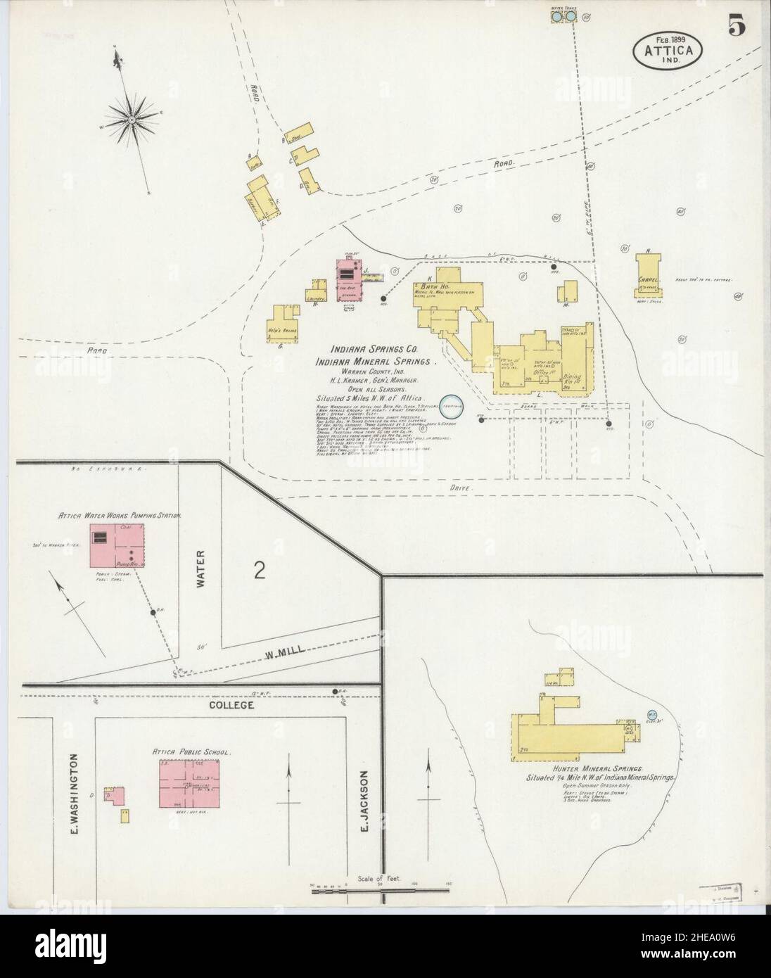 Fountain county map hi-res stock photography and images - Alamy