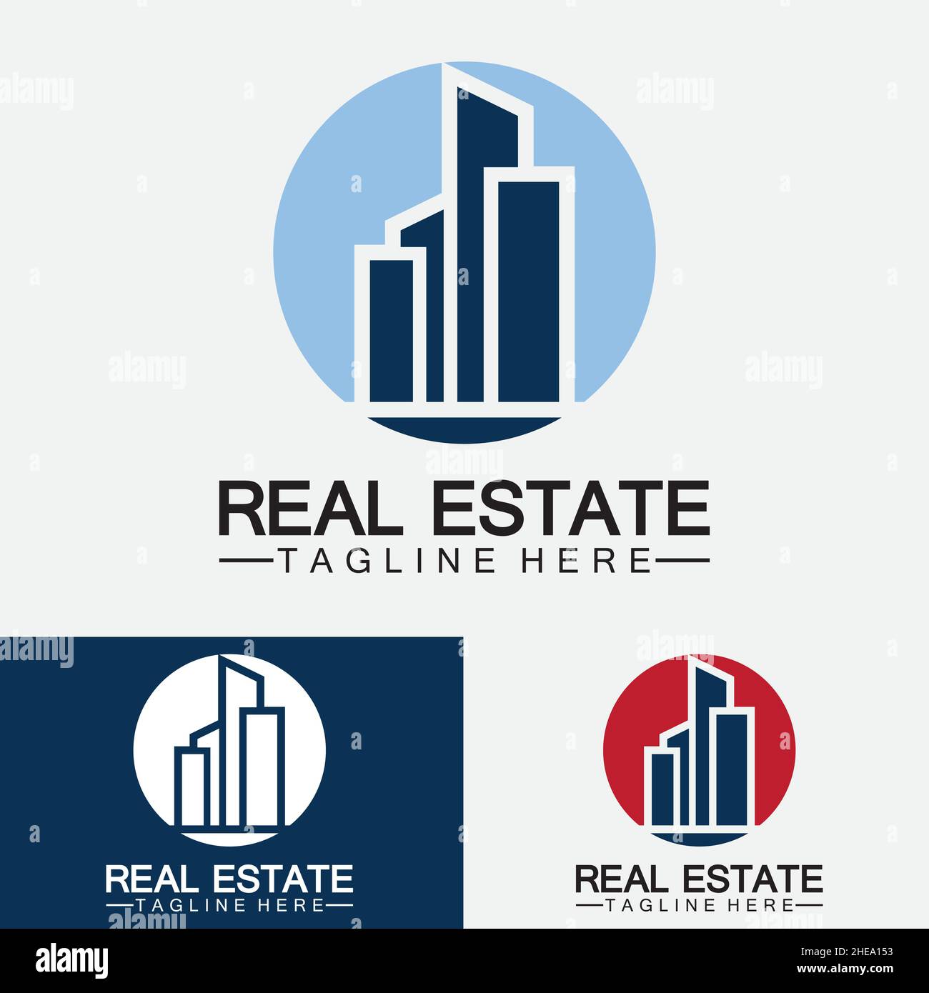 Real Estate Business Logo Template, Building, Property Development, and ...
