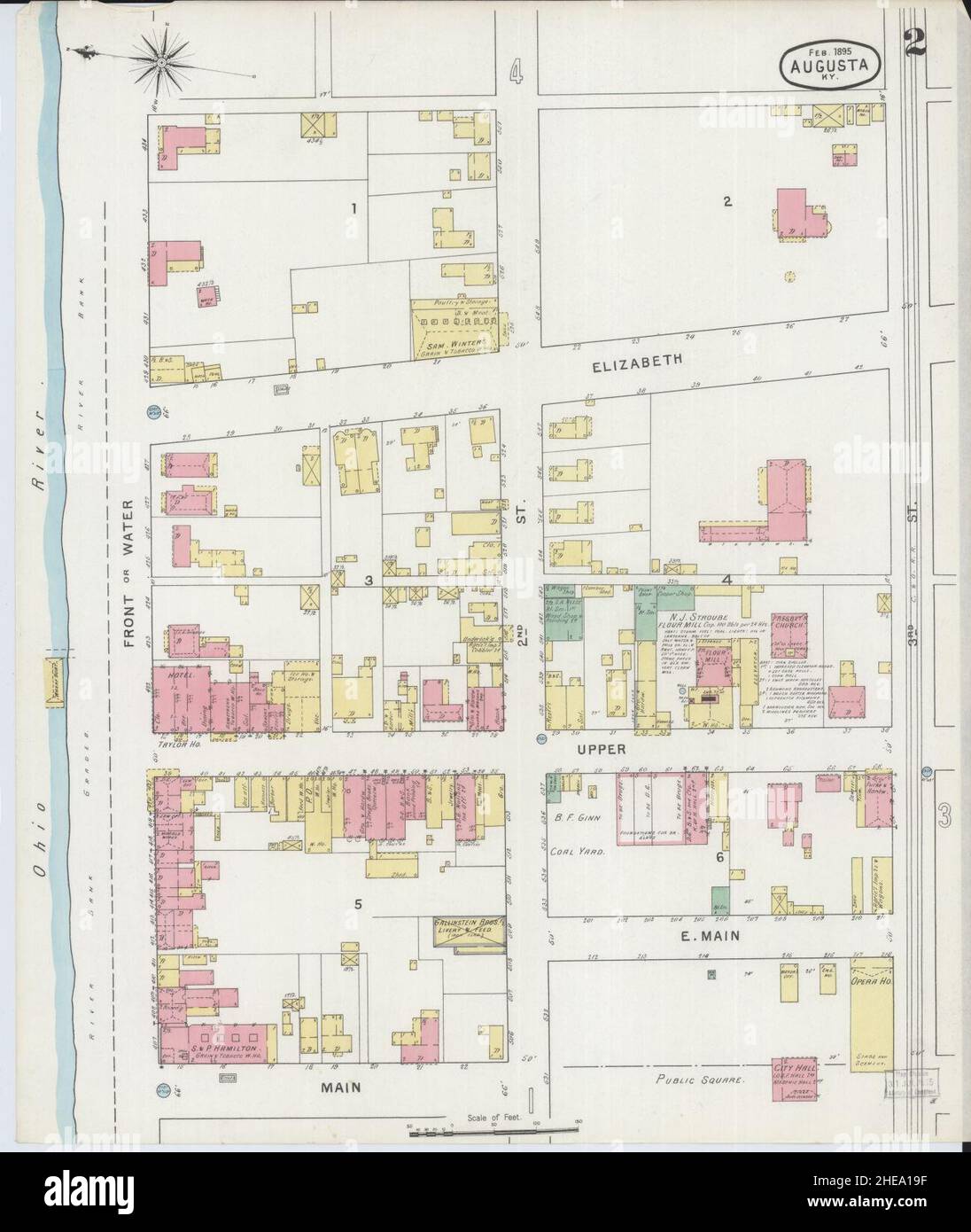 Bracken county map hi-res stock photography and images - Alamy