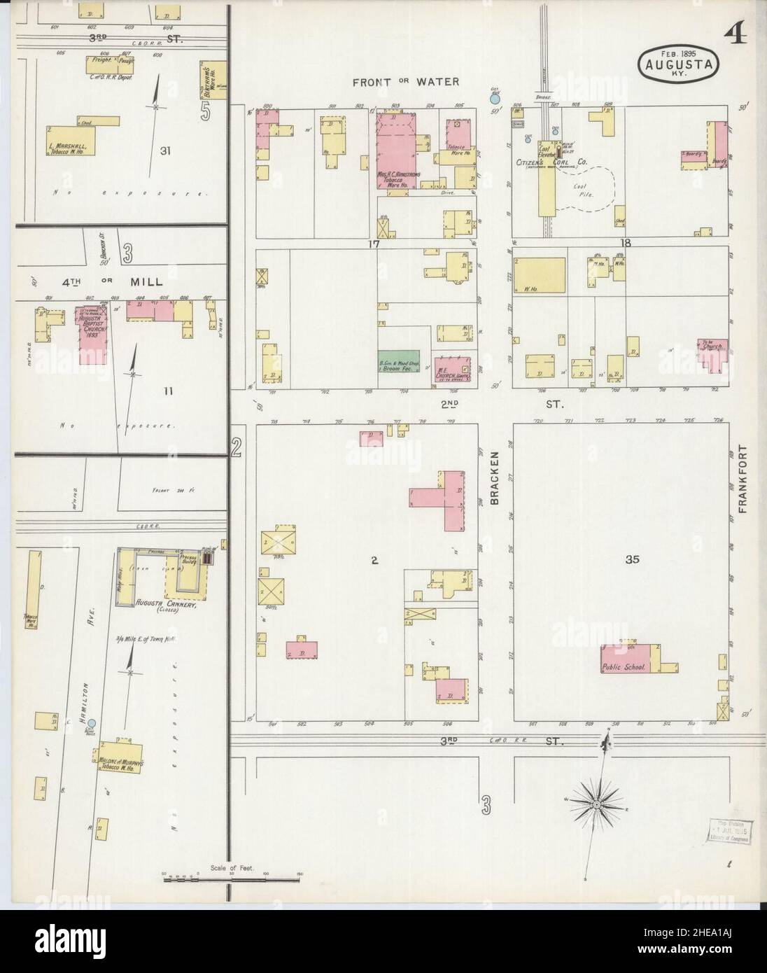 Bracken county map hi-res stock photography and images - Alamy