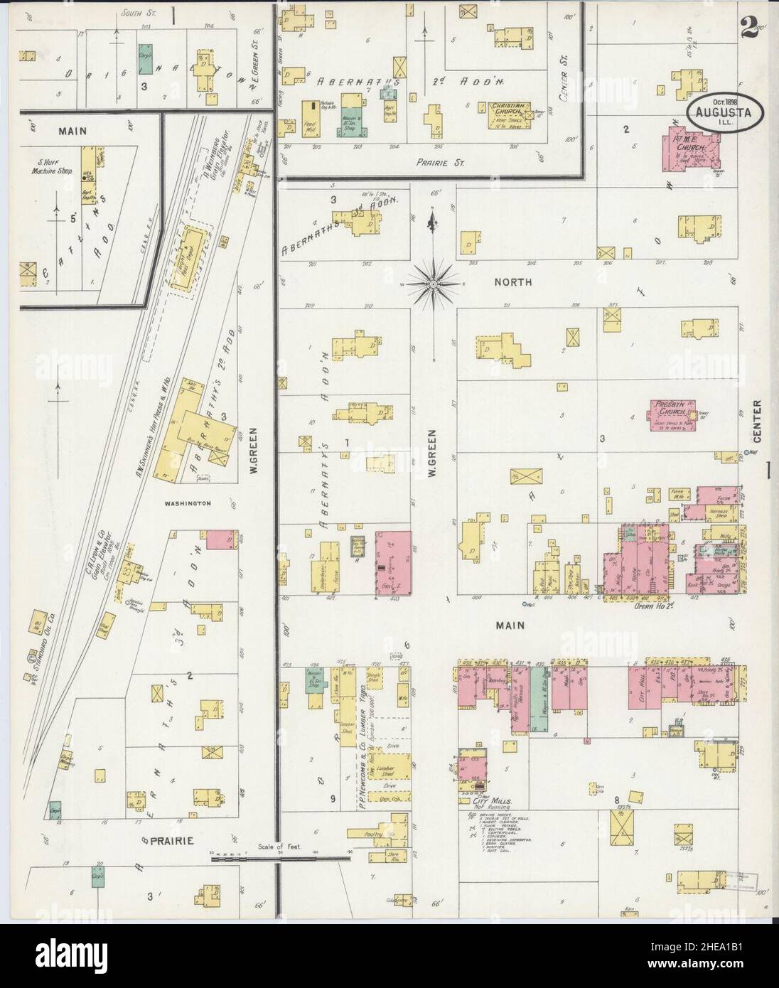Augusta illinois map hi-res stock photography and images - Alamy