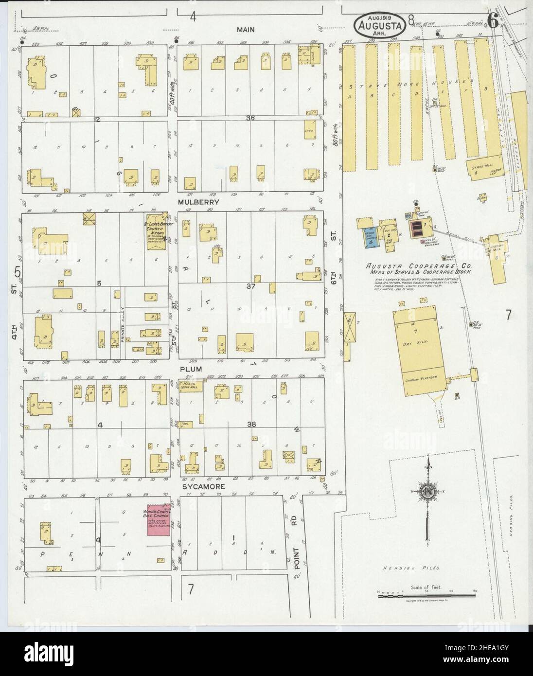 Map of augusta arkansas hi-res stock photography and images - Alamy