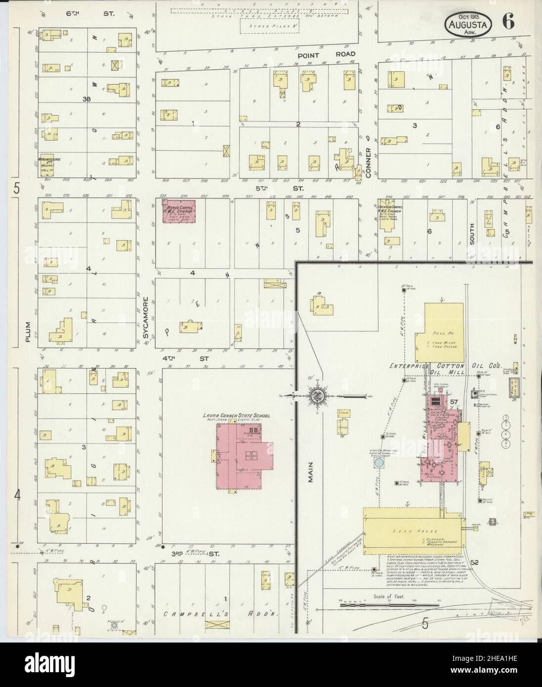 Map of augusta arkansas hi-res stock photography and images - Alamy