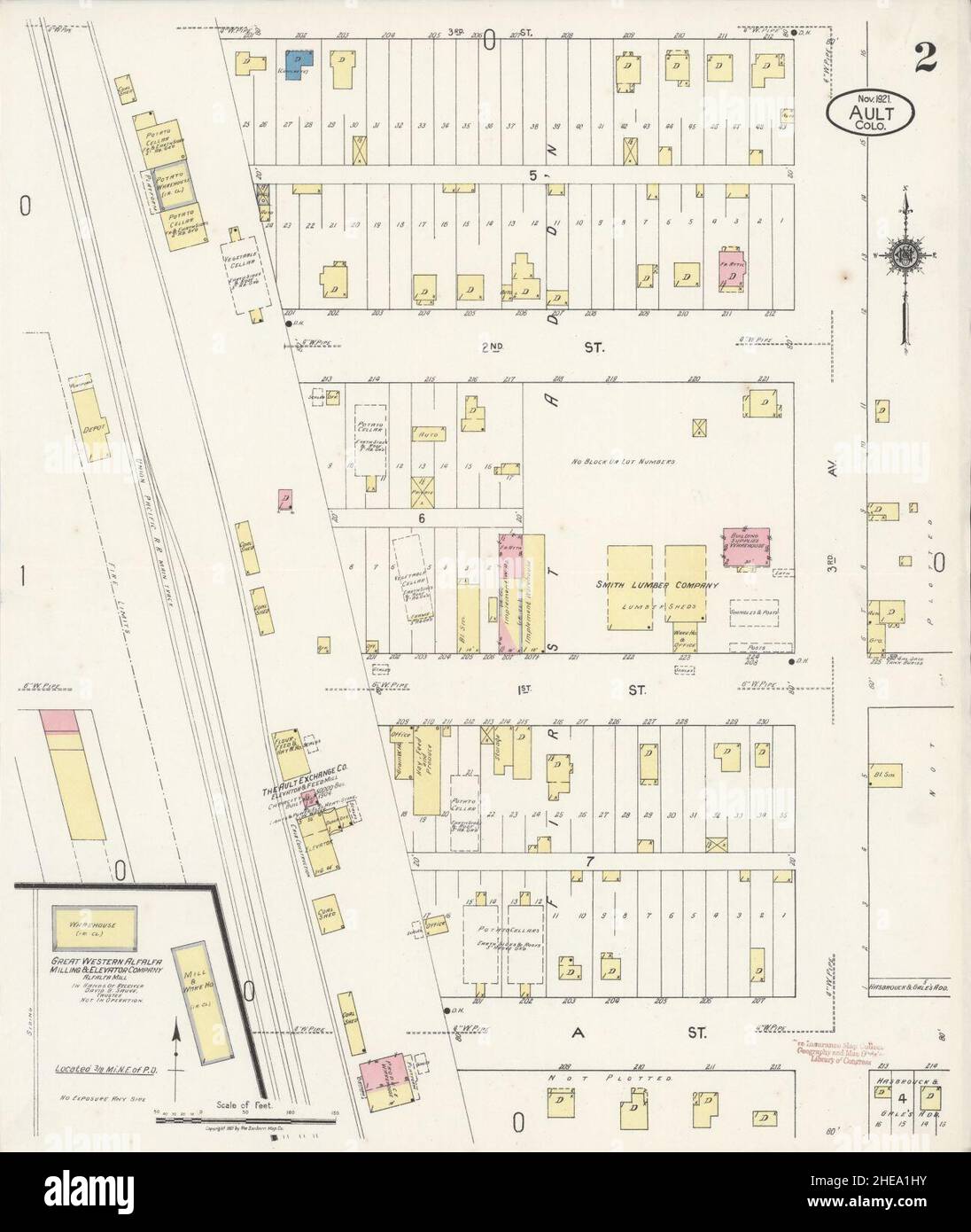 Weld county map hi-res stock photography and images - Alamy